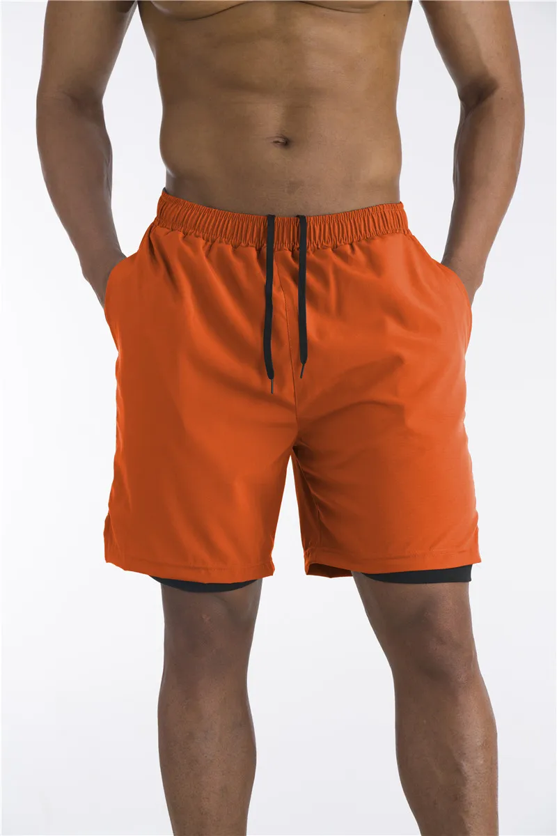 Mens Orange Swim Trunks - swimmR