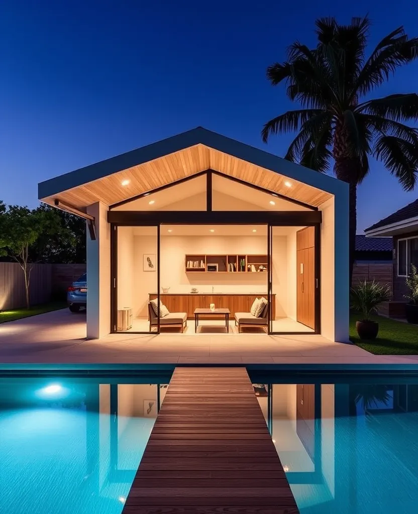 20+ Stunning Pool House Designs That Will Make Your Backyard the Envy ...